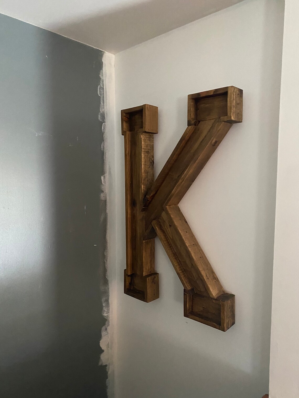 Rustic Wood Letter - Etsy