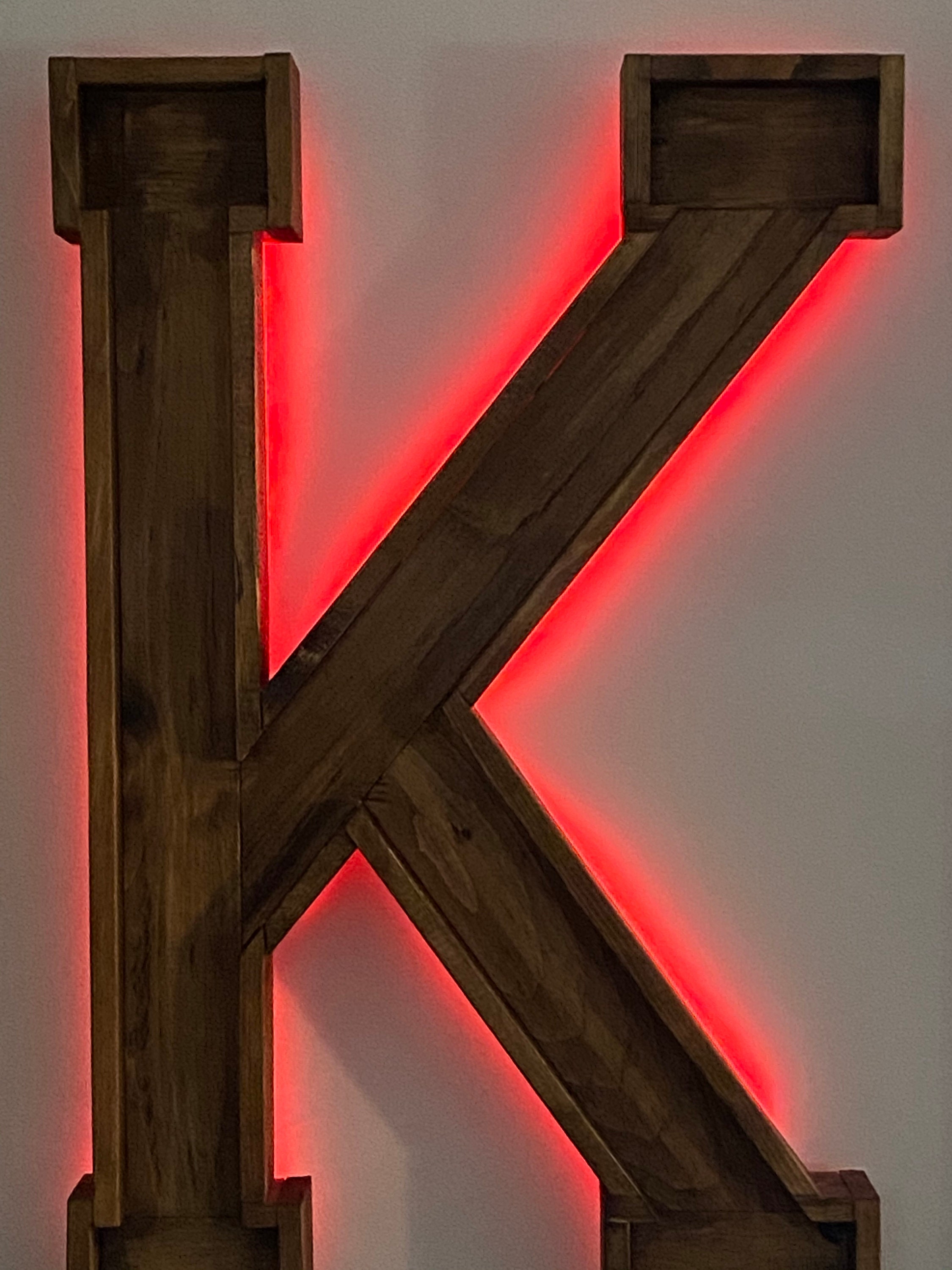 Rustic Wood Letter - Etsy