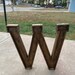 Rustic Wood Letter - Etsy