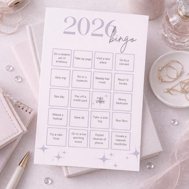 Bingo 2026 Card - Etsy UK