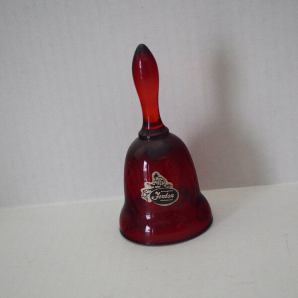 Christmas Red Vintage Glass Fenton - Etsy