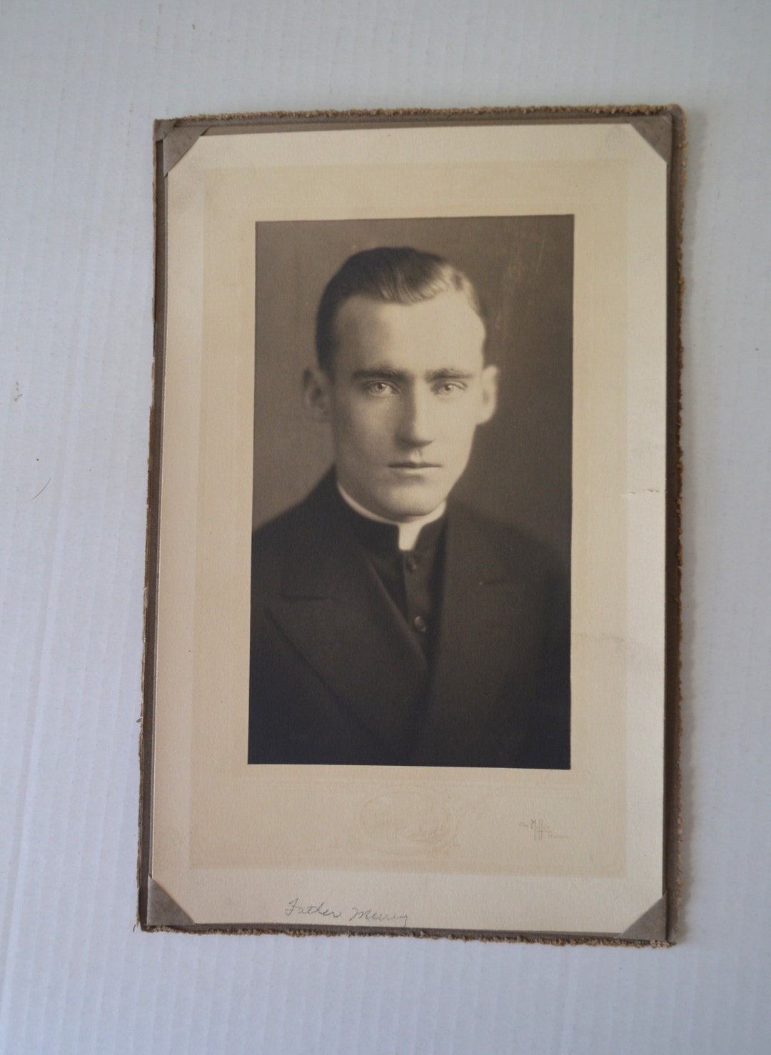 Vintage Photo of Father Murry Priest Pastor Religious Christian the ...