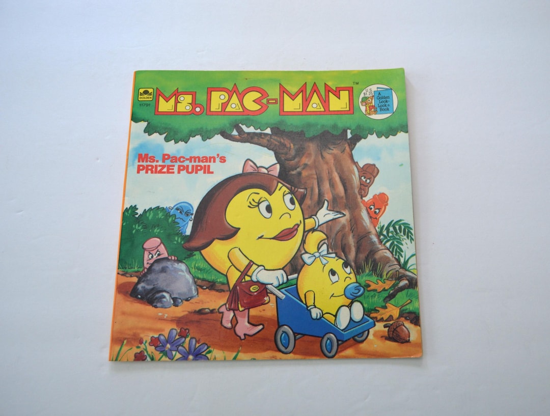 Vintage 1983 Ms. Pac-man's Prize Pupil Book - Etsy