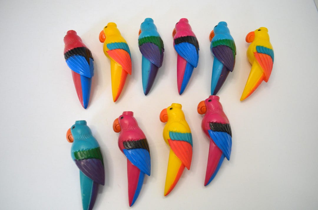 Vintage Party Light String Light Covers Parrots Tropical Bird No Lights ...