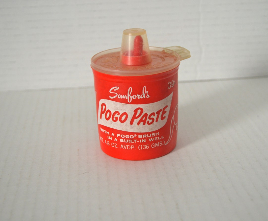 Vintage Stanford's Pogo Glue Plastic Container - Etsy