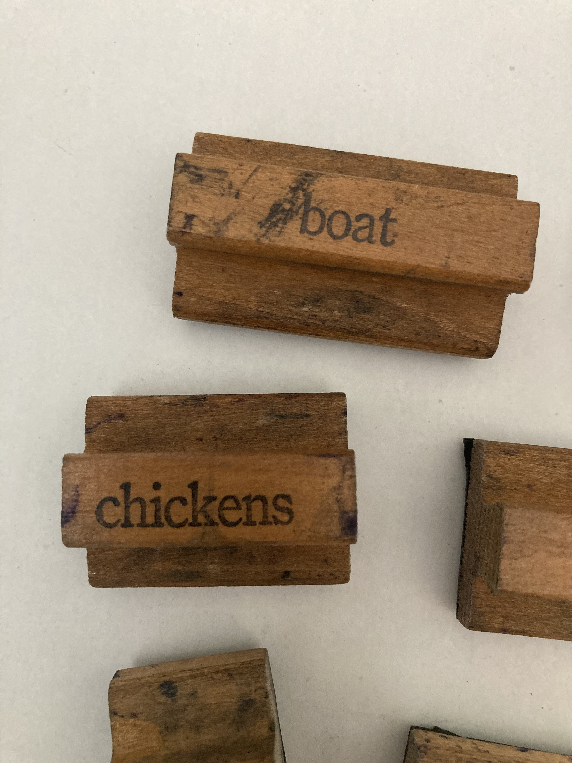 Vintage Wooden Stamps/ Primitive Stamps - Etsy