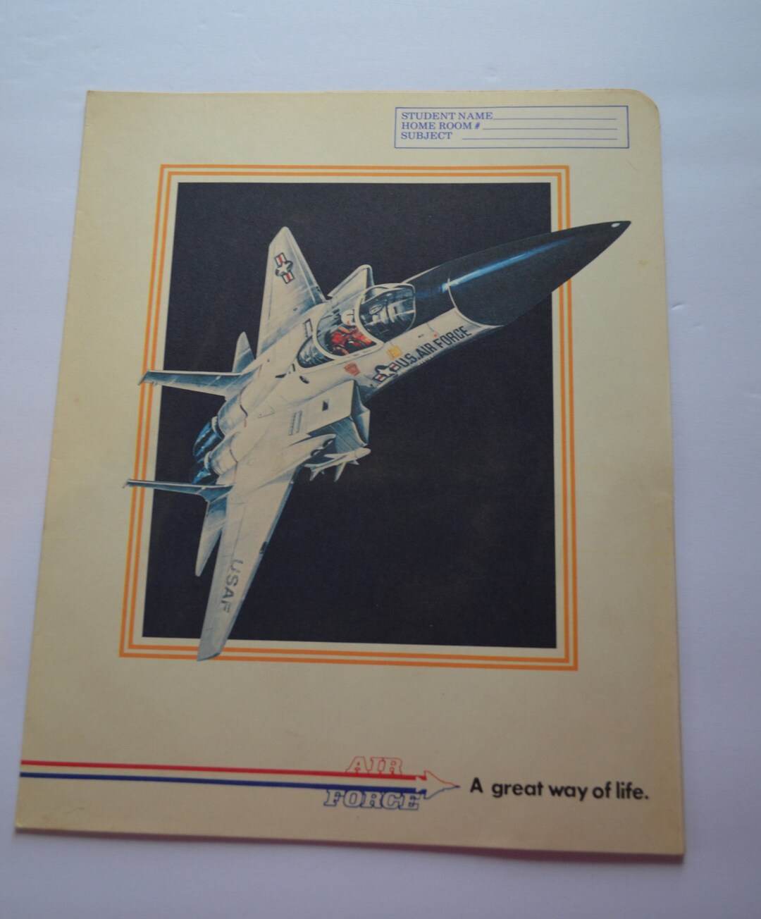Vintage 1979 Air Force Folder A Great Way of Life - Etsy