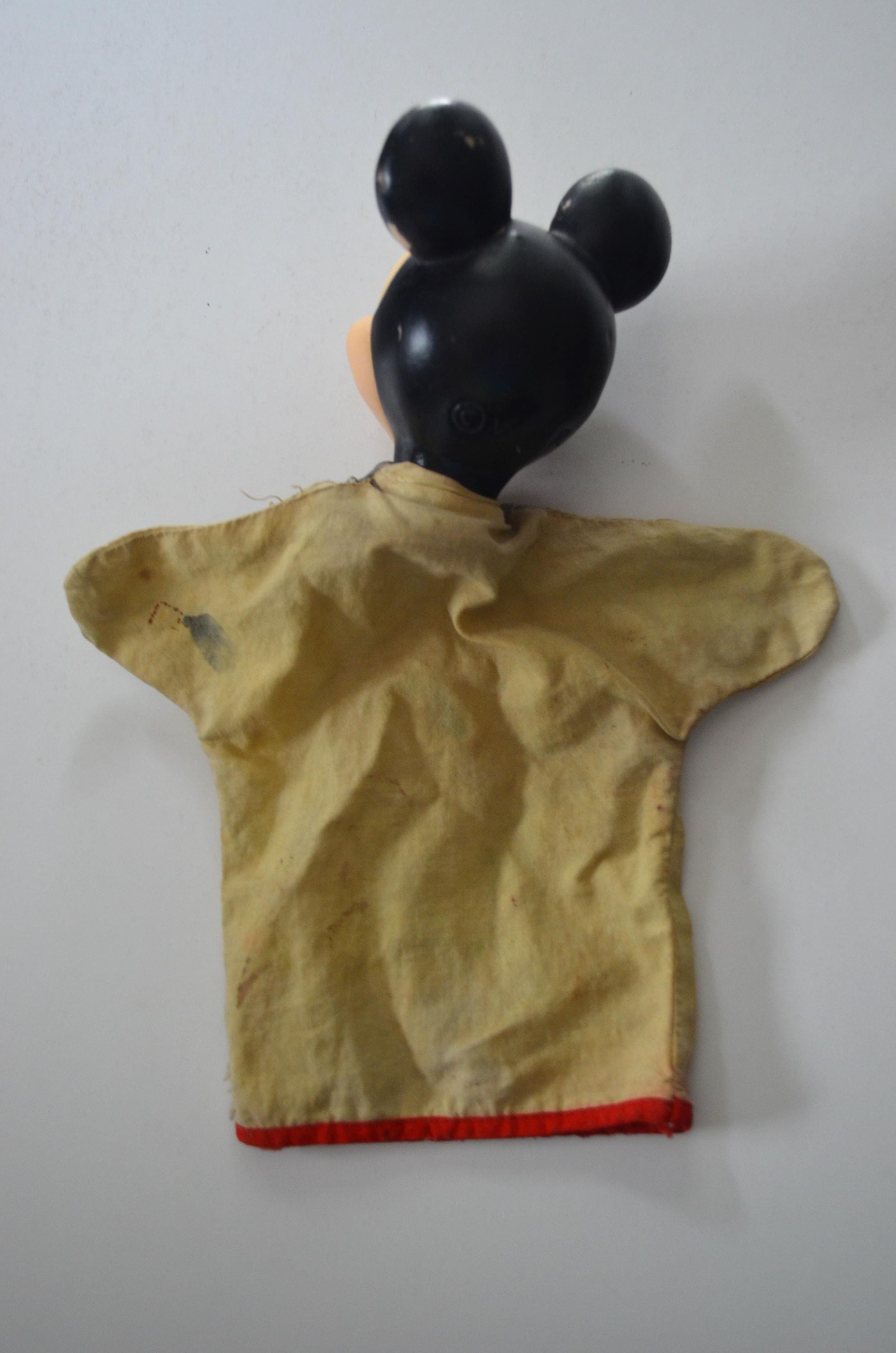 Vintage WDP Mickey Mouse Hand Puppet - Etsy