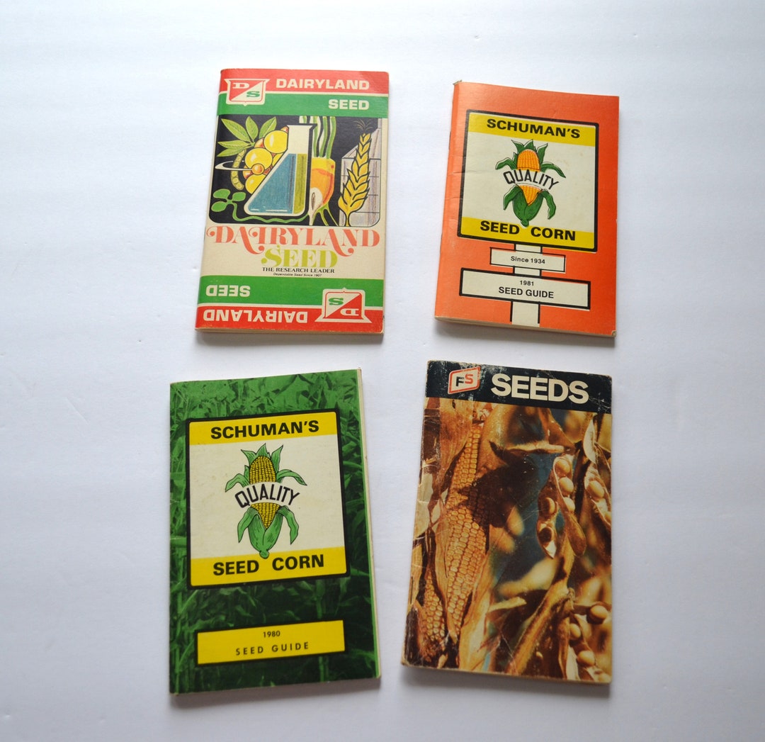 Vintage 1970s and 1980s Seed Guides Booklets FS Seeds Schuman's Seed ...