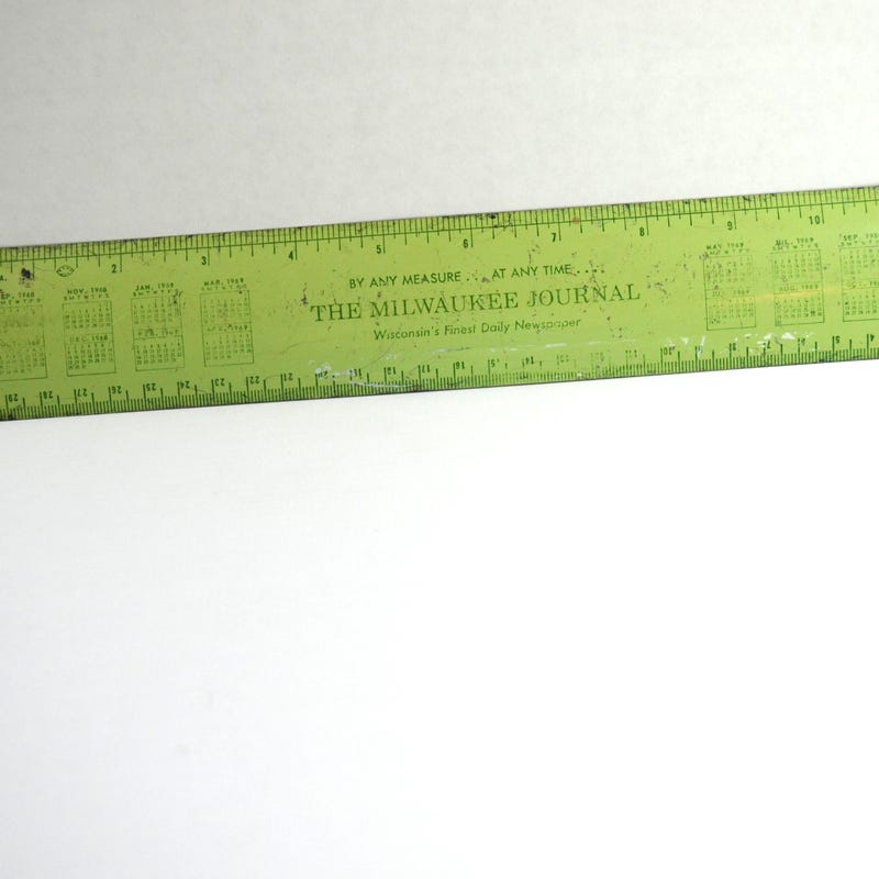 Metal Ruler - Etsy