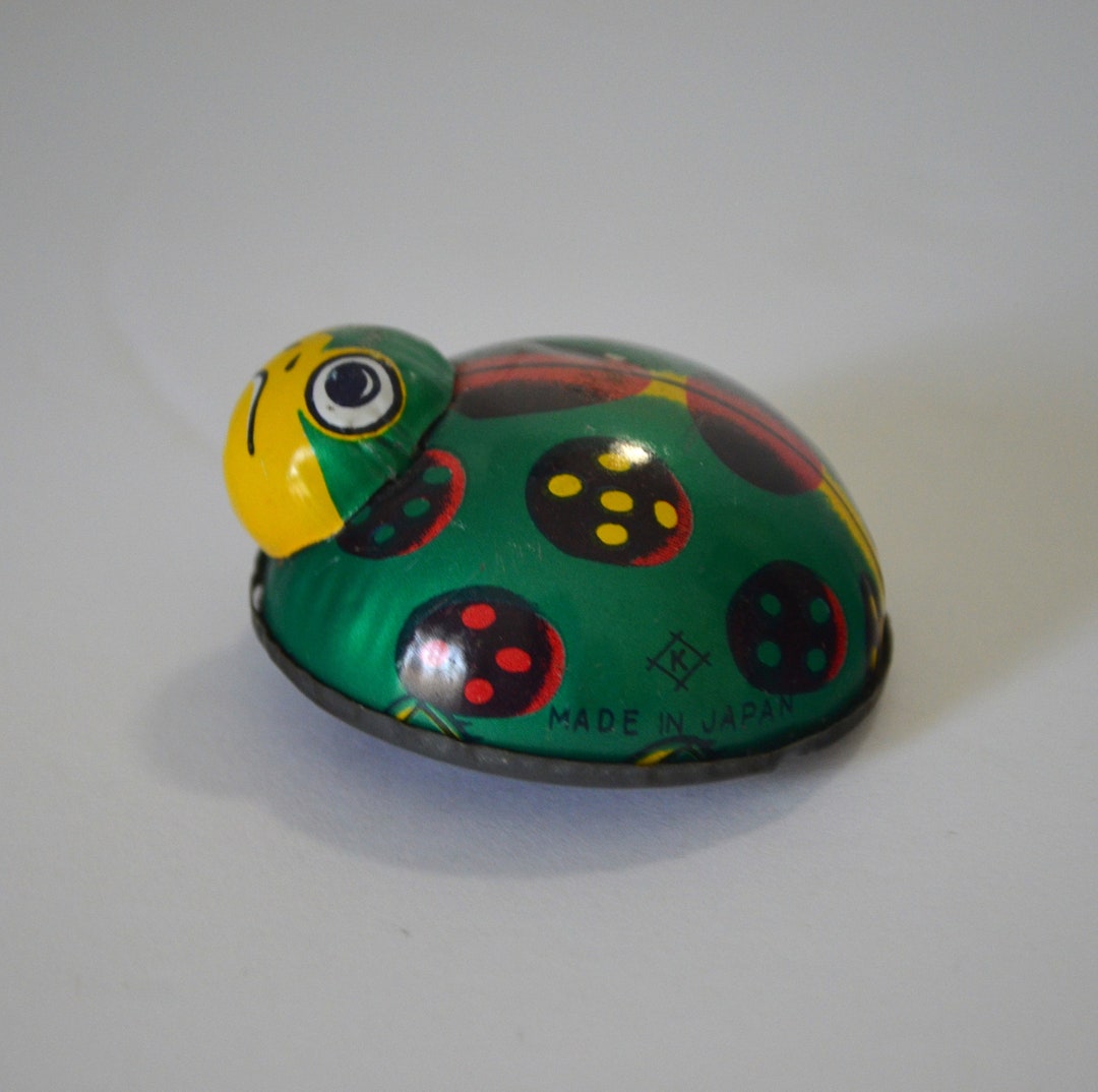 Vintage Tin Bug Toy Made in Japan - Etsy