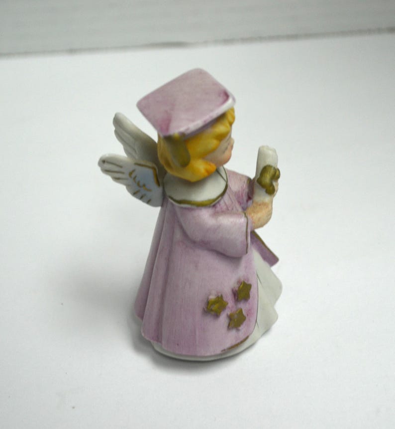 Vintage Girl Angel Graduation Figurine - Etsy