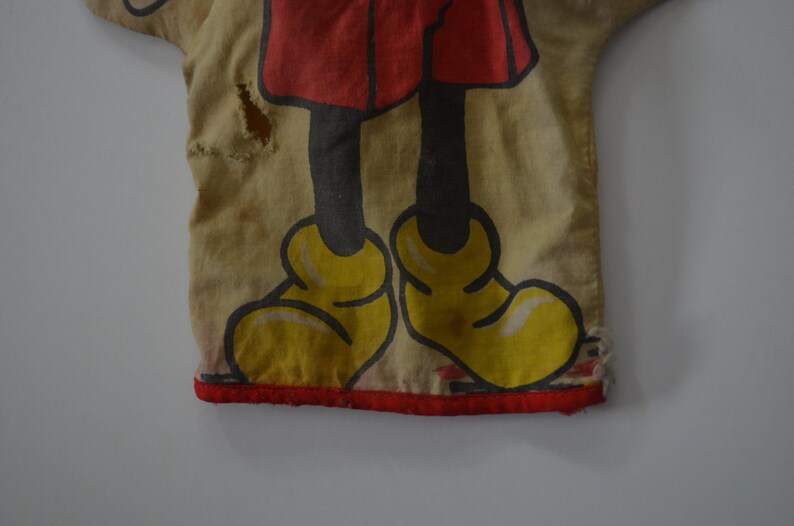 Vintage WDP Mickey Mouse Hand Puppet - Etsy