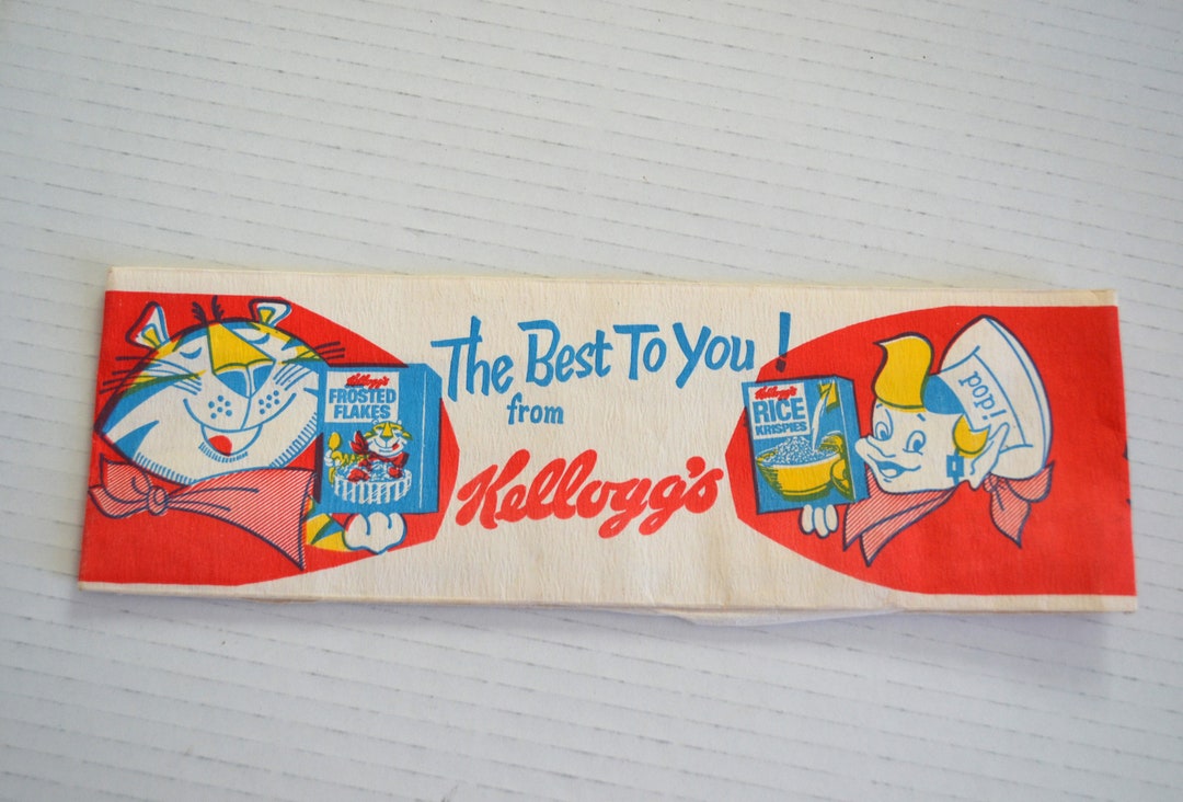 Vintage Paper Hat Kellogg's Rice Krispies Frosted Flakes Tony the Tiger ...