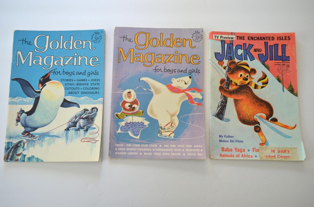 Vintage 1960s Children's Magazines Jack and Jill 1969 Magazine the ...