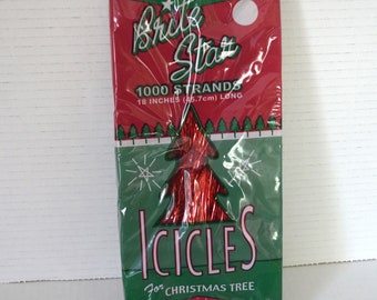 Vintage Brite Star Silver Icicles Tinsel - Etsy