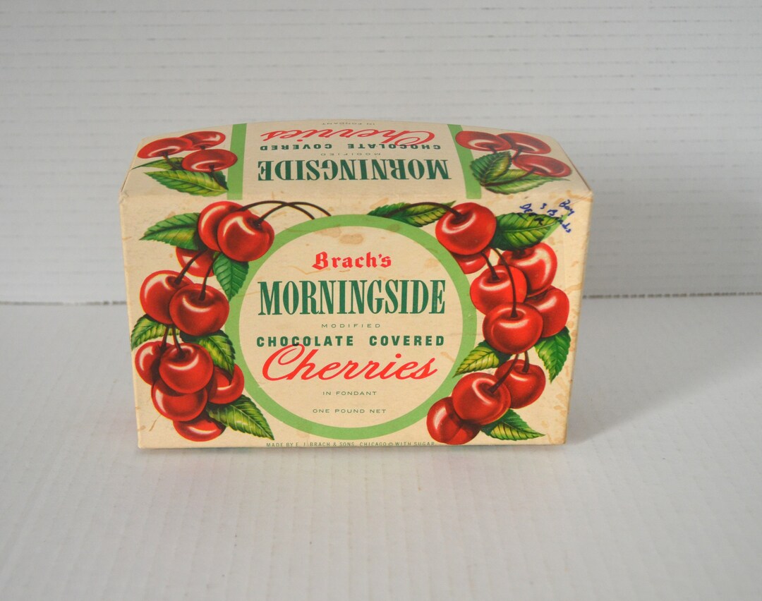 Vintage Brach's Morningside Chocolate Covered Cherries Box - Etsy