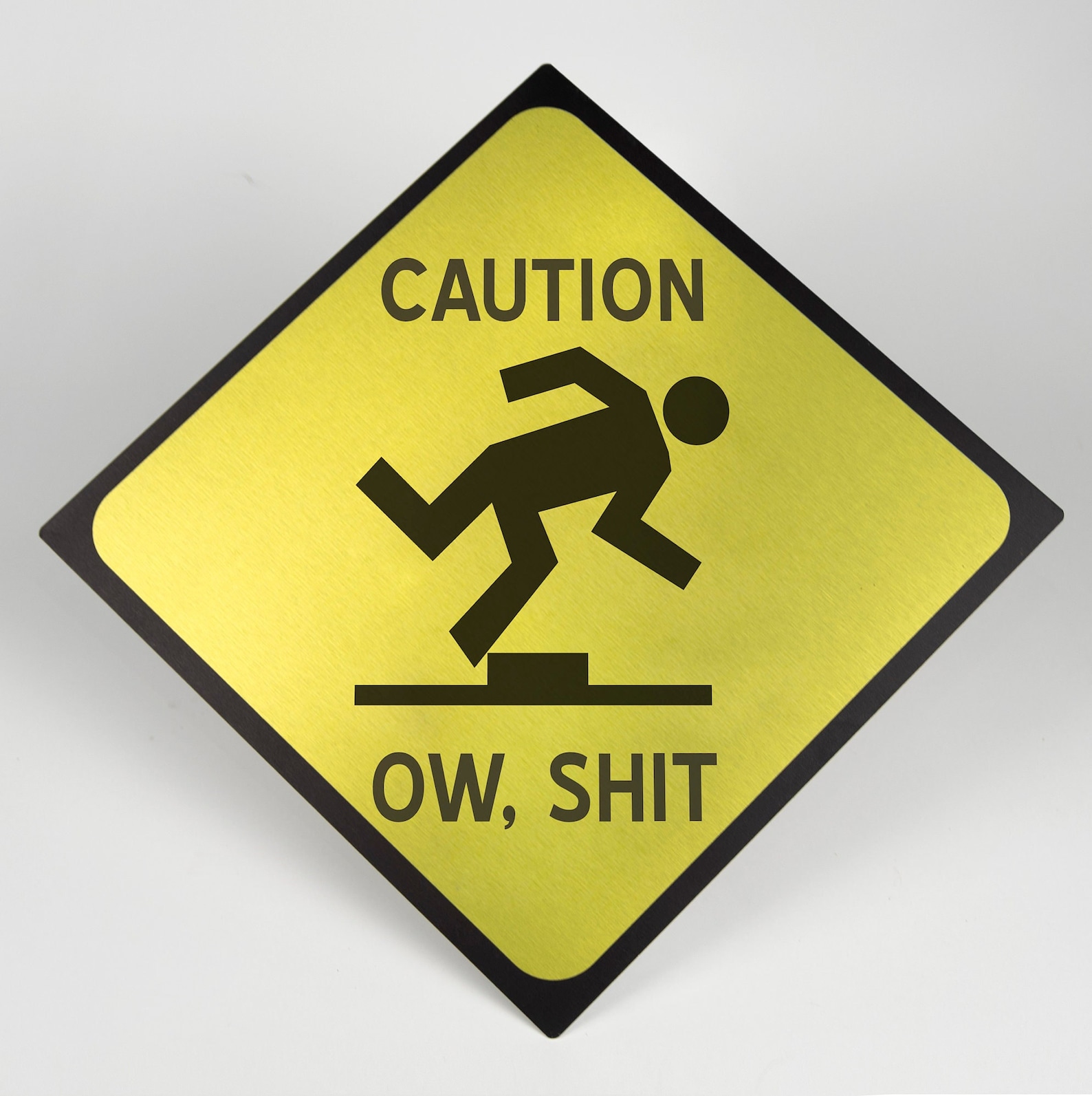 Aluminum Caution Sign Funny Road Signs Metal Traffic - Etsy