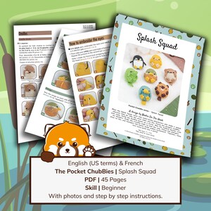 Pocket Chubbies / Splash Squad - Cute Animal Easy to Make Crochet ...