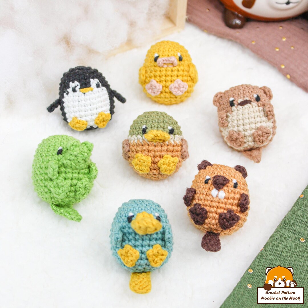 Pocket Chubbies / Splash Squad - Cute Animal Easy to Make Crochet ...