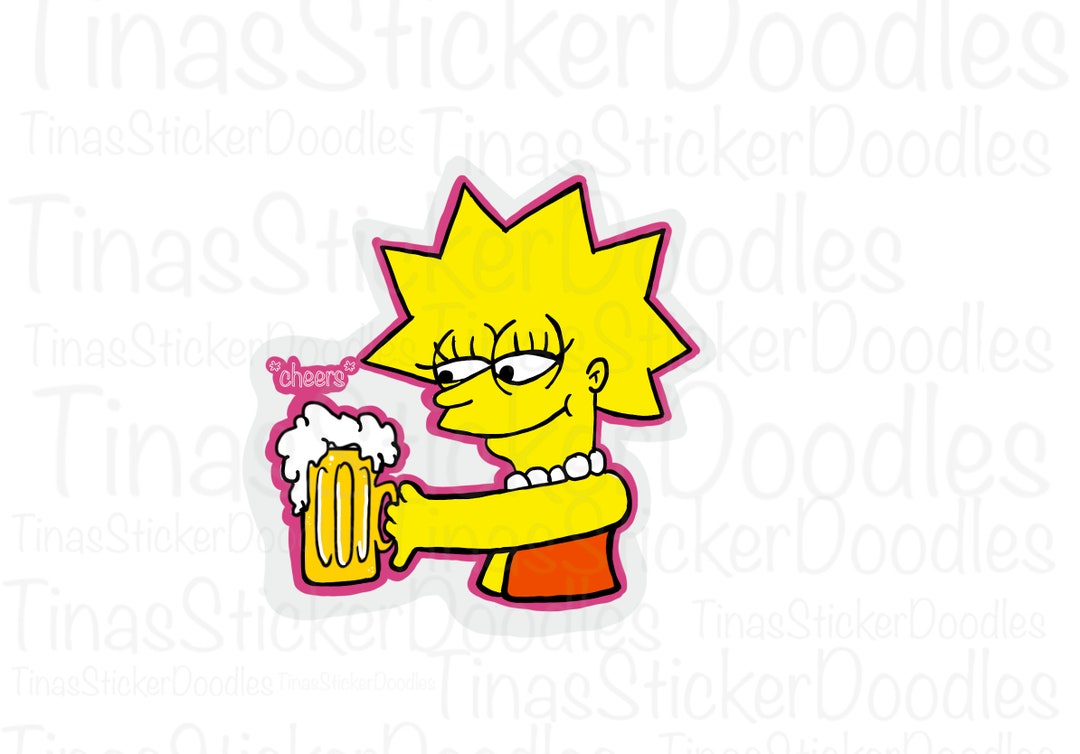 Drunk Lisa Simpson - Etsy