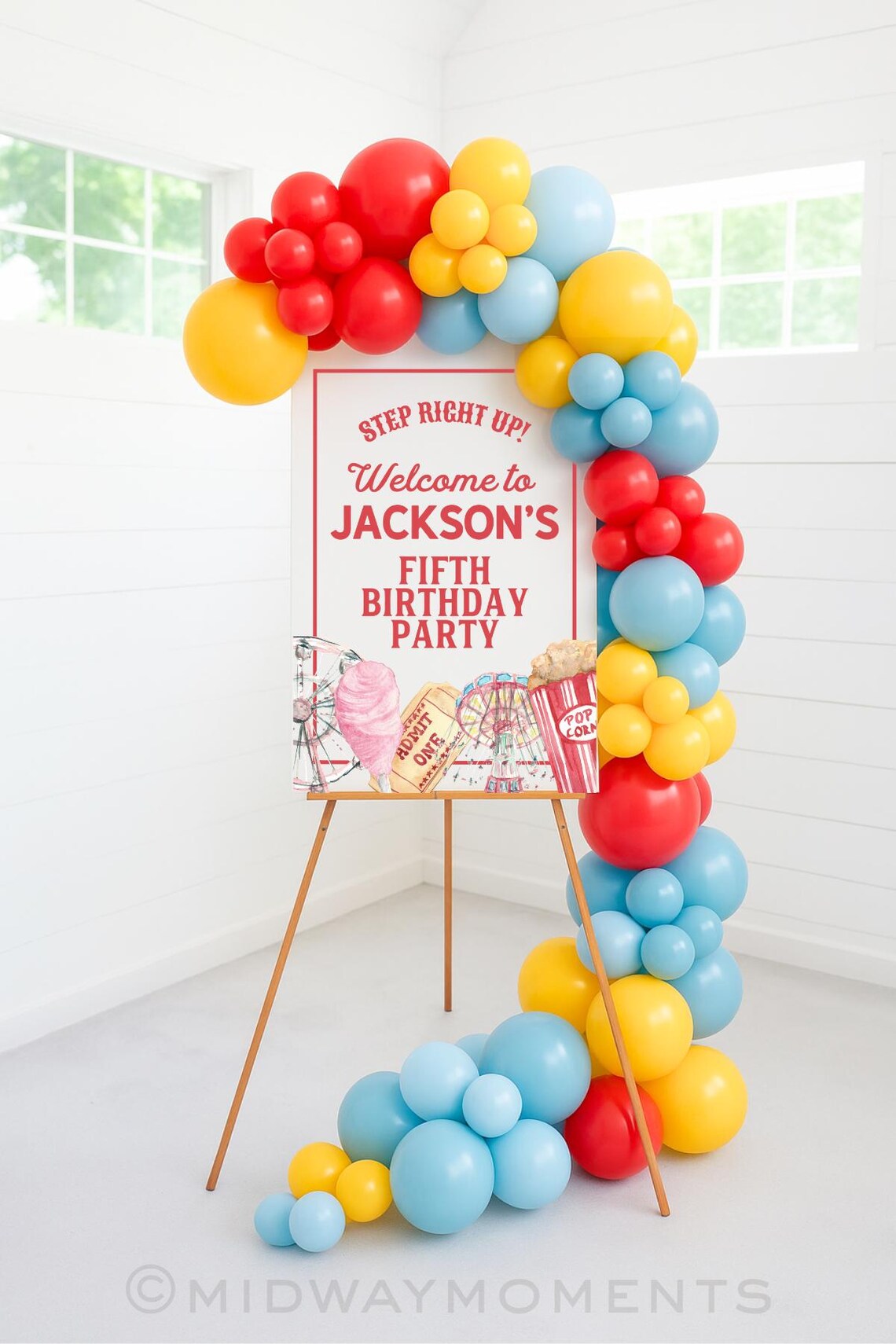 Editable 24×36 Fair & Carnival Welcome Sign, Customize in Canva ...