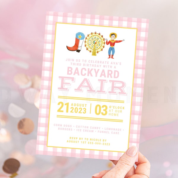 Texas State Fair Invitation - Etsy