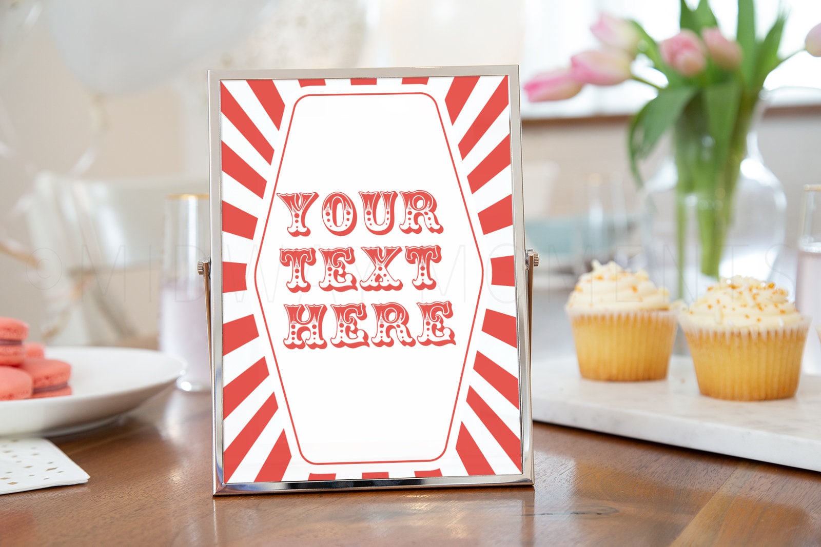 EDITABLE CARNIVAL FOOD & Game Table Signs, Printable Food Sign, County ...