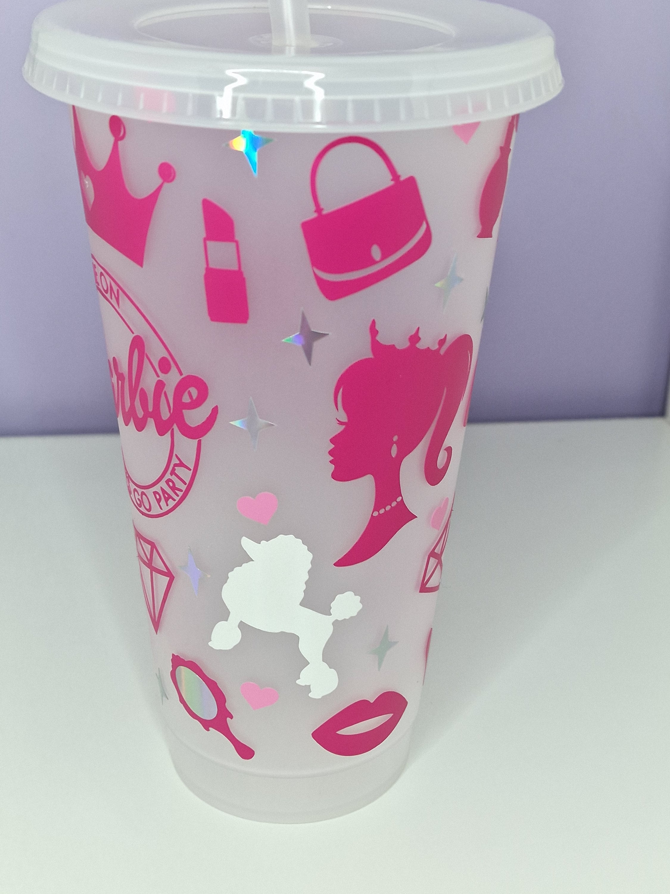 Barbie Cold Cup 24 Oz | Barbie Movie 2023 | Gift for Her | Gift for ...