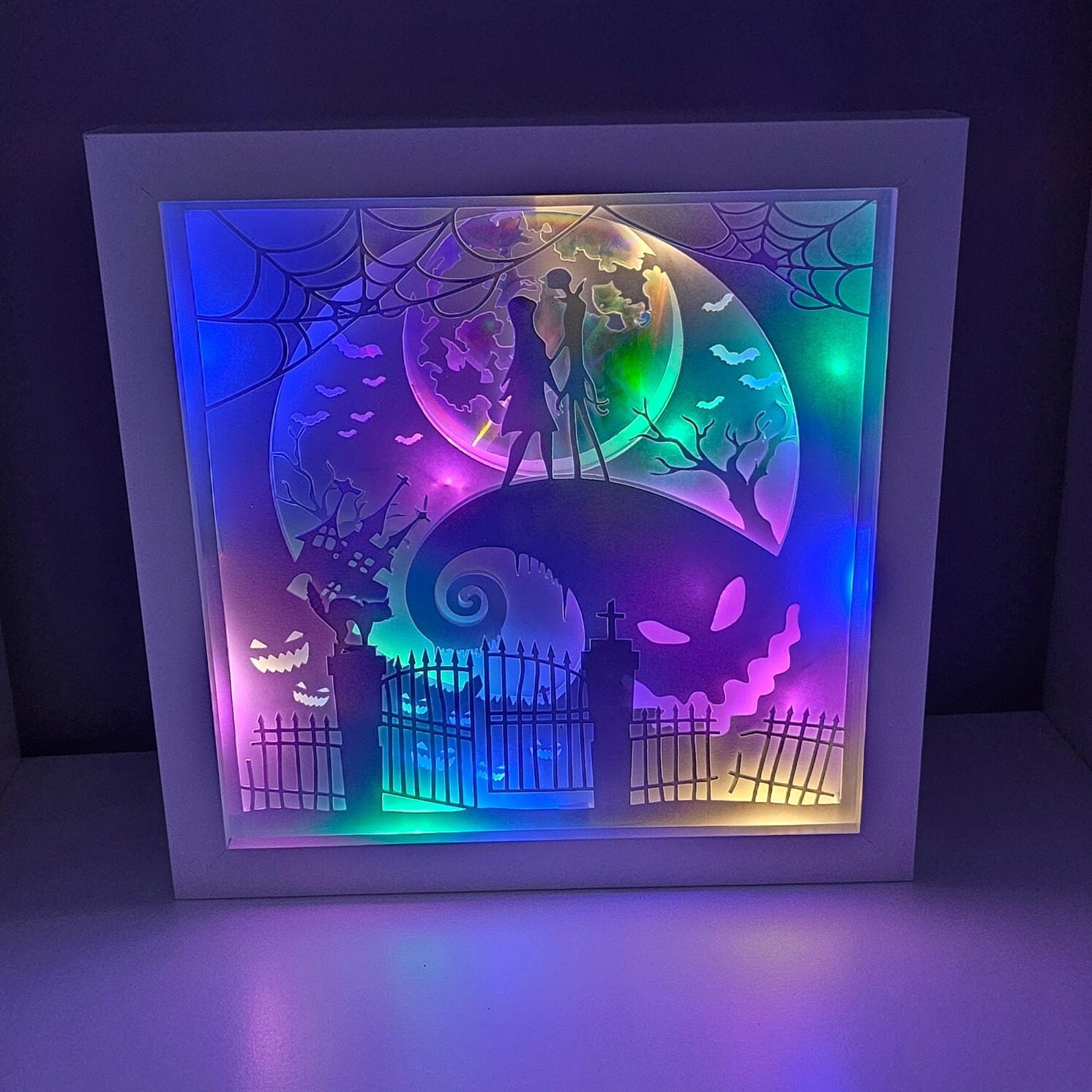 Nightmare Before Christmas Shadow Box | Jack Skellington | Halloween ...