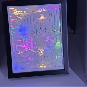 One Piece Shadow Box / Light Box | Monkey D | Luffy | Manga Gift ...