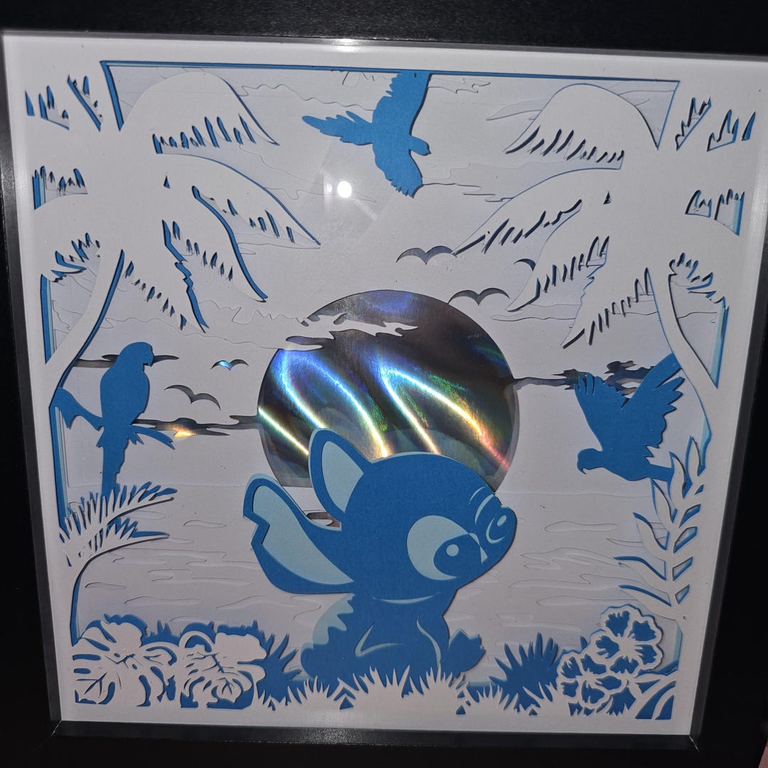 Stitch Shadow Box Light Box Lilo and Stitch Birthday Gift Christmas ...