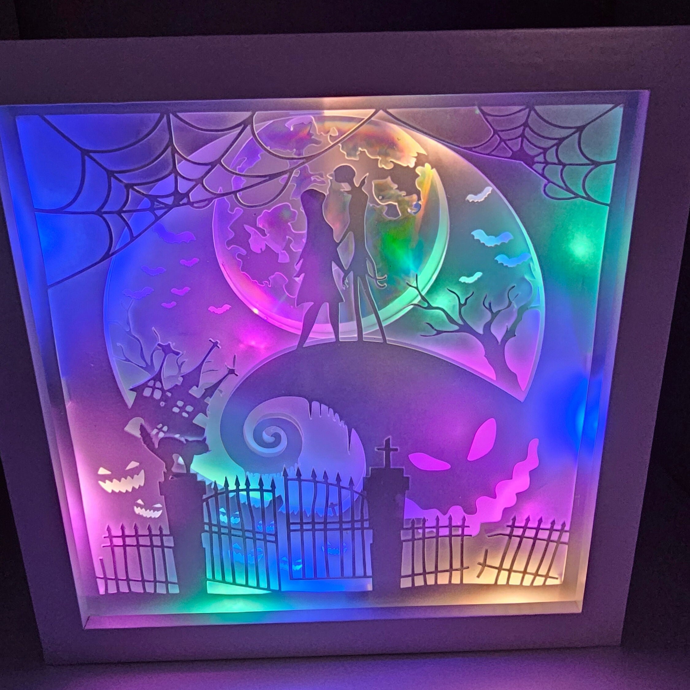 Nightmare Before Christmas Shadow Box | Jack Skellington | Halloween ...