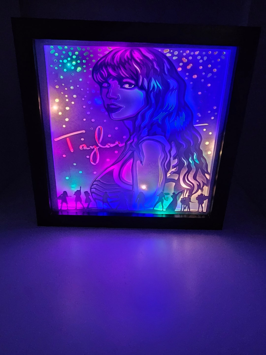 Taylor Swift Shadow Box Light Box Birthday Gift Swiftie Fan Gift - Etsy