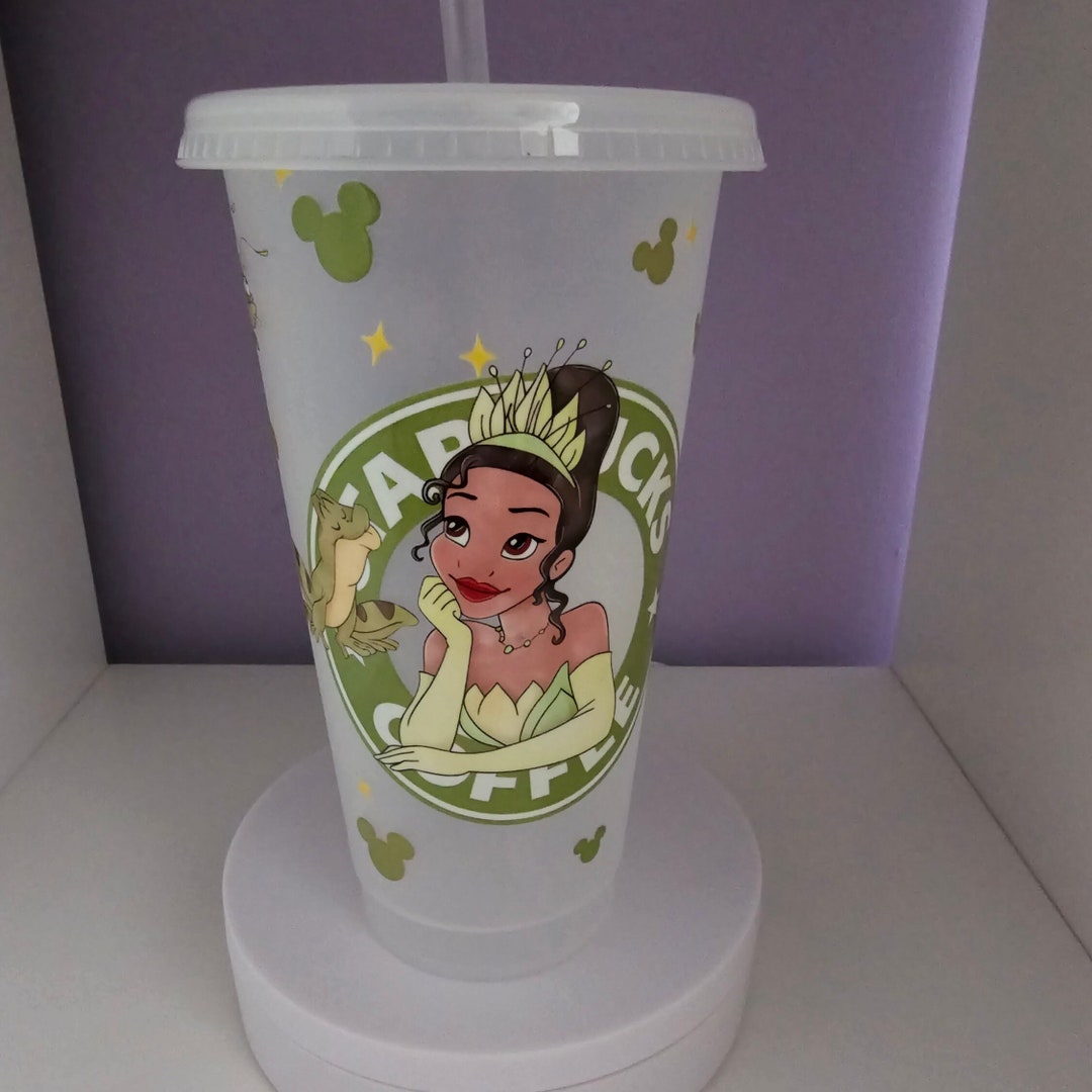 Princess and the Frog Starbucks Cold Cup | 24 Oz | Tiana Cold Cup ...