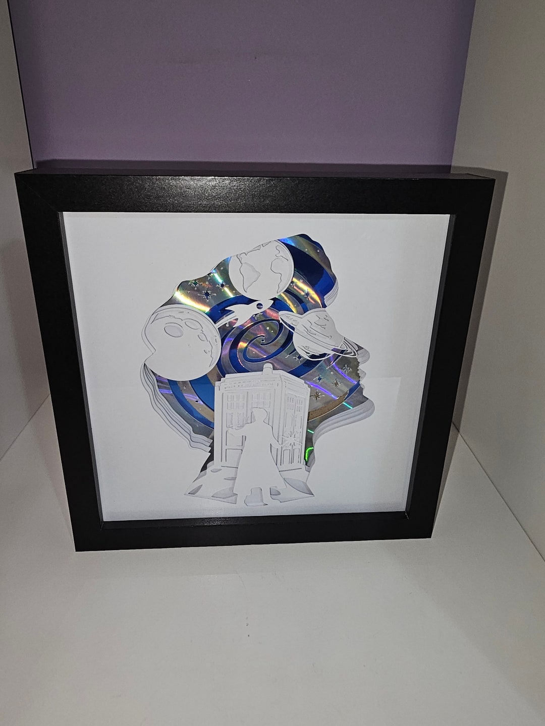 Dr Who Shadow Box / Light Box Doctor Who Birthday Gift Fathers Day Gift ...