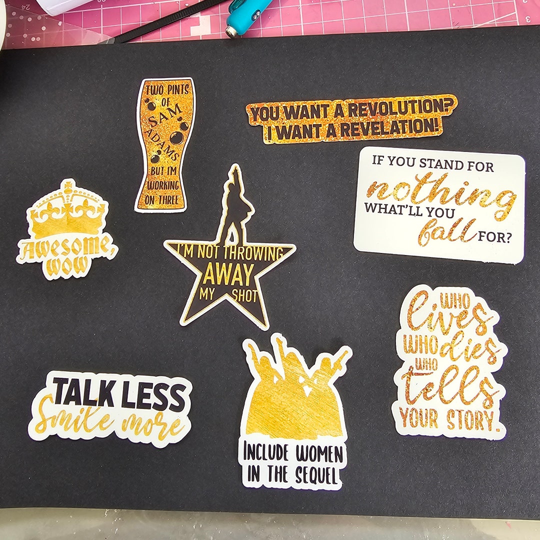 Hamilton Inspired Stickers | Musical Theatre | Laptop Stickers - Etsy
