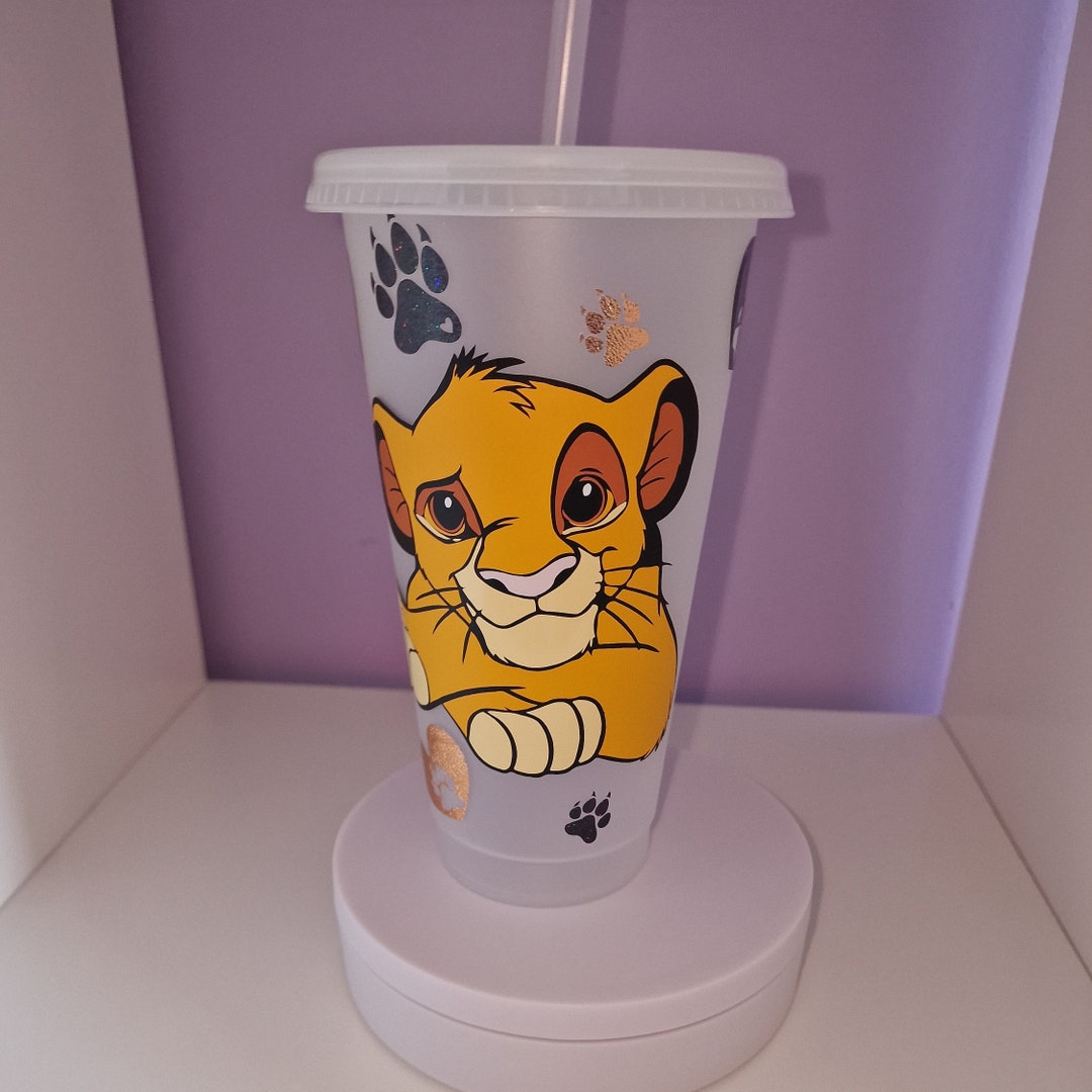 Lion King Cold Cup 24 Oz With Straw | Simba Cold Cup | Gift for All ...