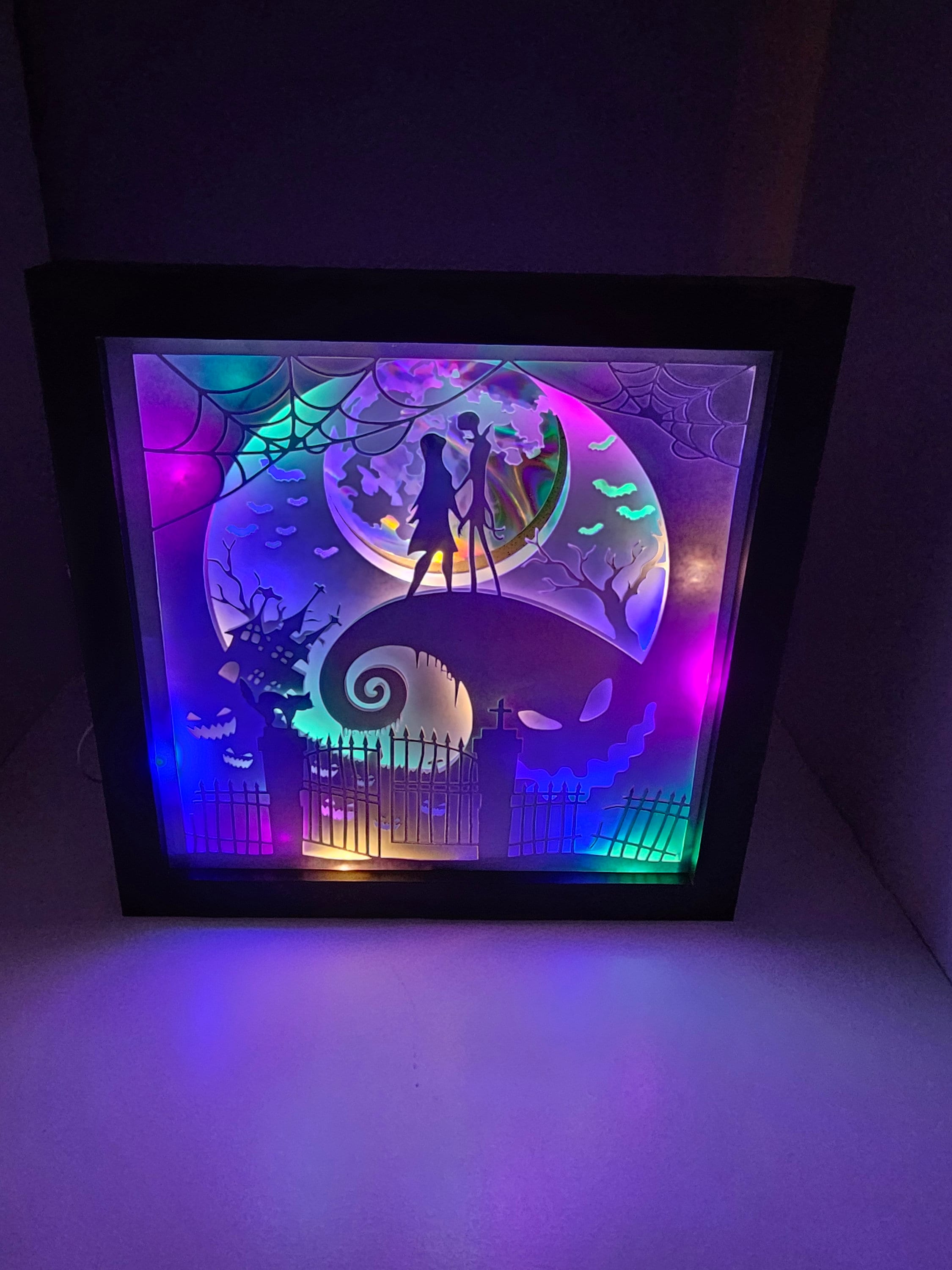 Nightmare Before Christmas Shadow Box | Jack Skellington | Halloween ...