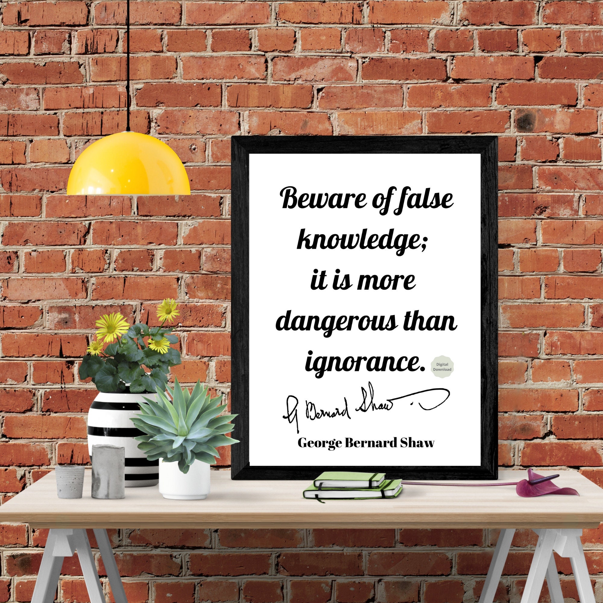 BRAINY QUOTES Digital Wall Art Printable Wall Art Wall - Etsy