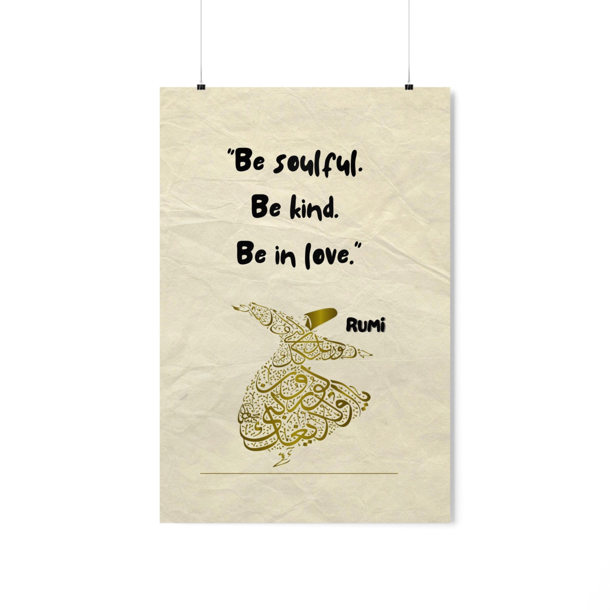 RUMI 8 Quote, RUMI 8 Wall Art, Quote Poster, Literary Print, "you Are ...