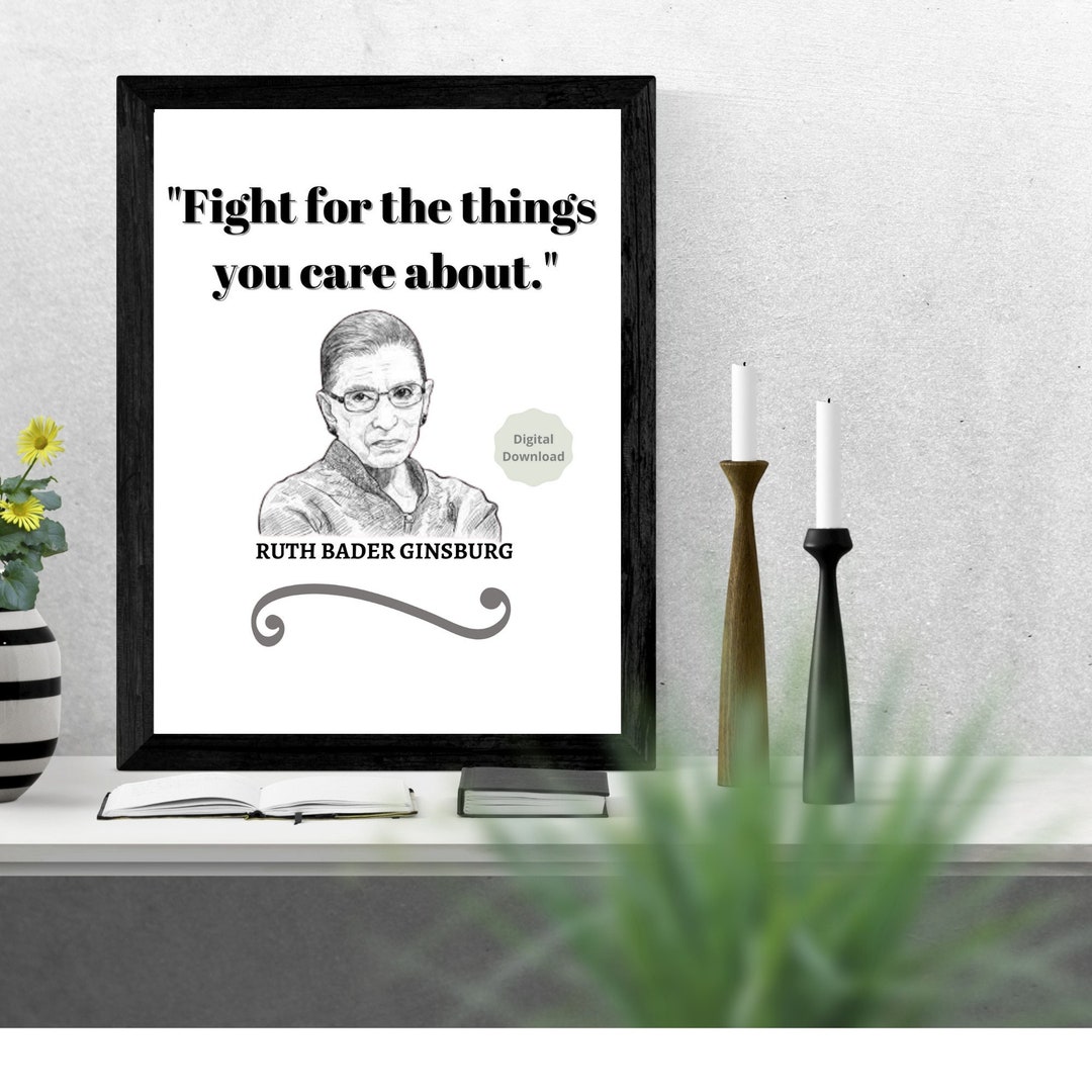 RBG, Inspirational, Motivational , Print, Poster Home Décor, Gift ...