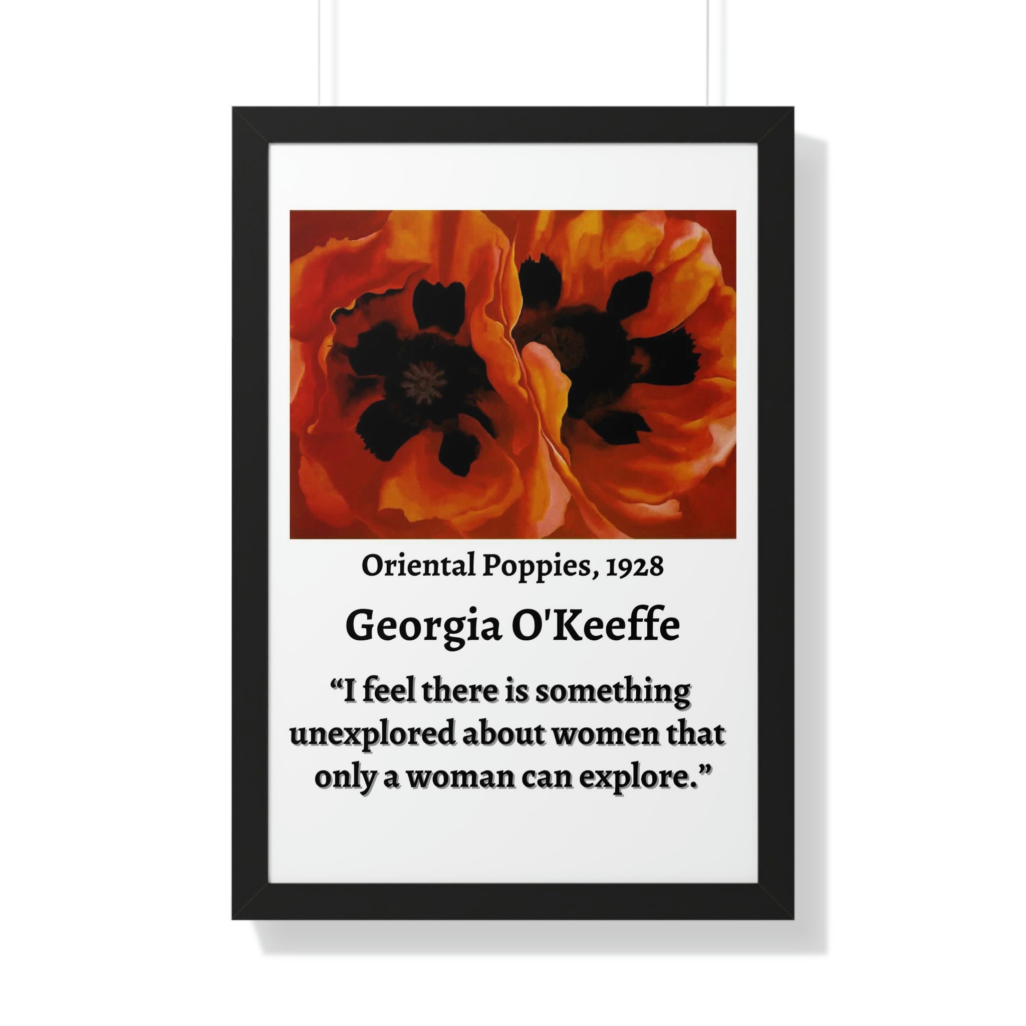 Georgia O'keeffe Quote, Georgia O'keeffe Wall Art, American Artist ...