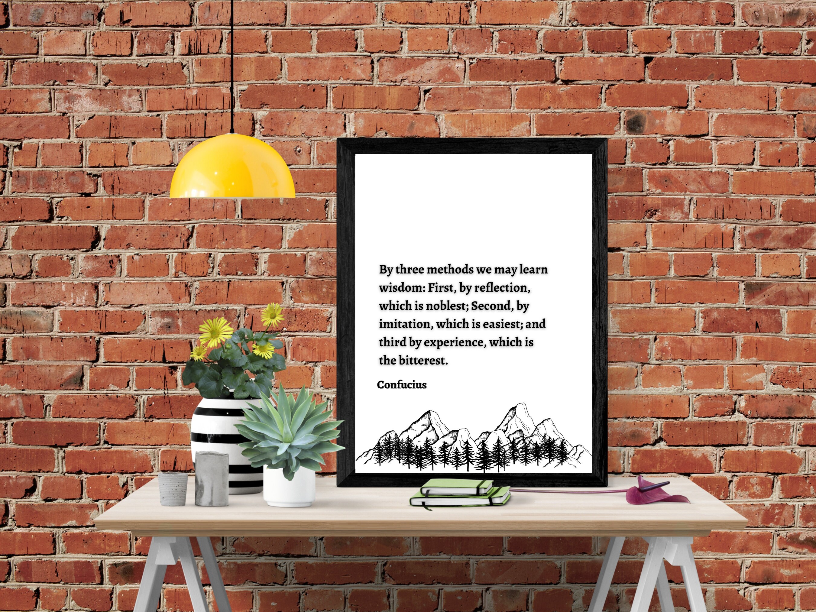 Confucius Quote, Confucius Wall Art, Quote Poster, Literary Print ...
