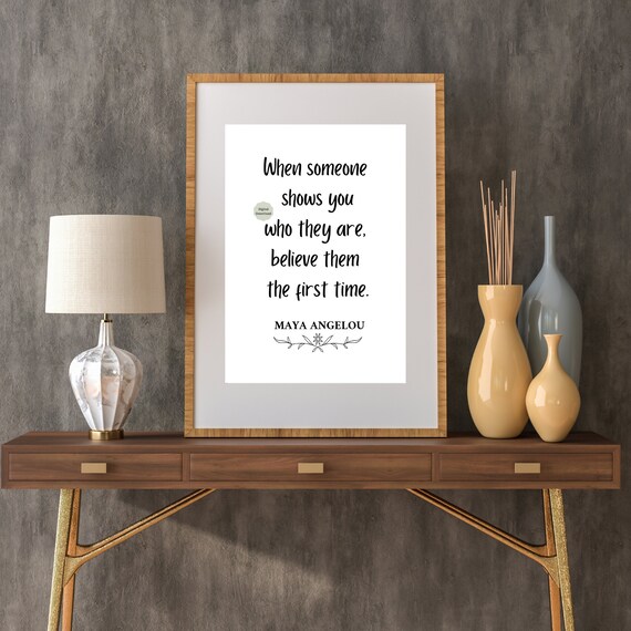Maya Angelou Digital Wall Art Printable Wall Art Wall - Etsy