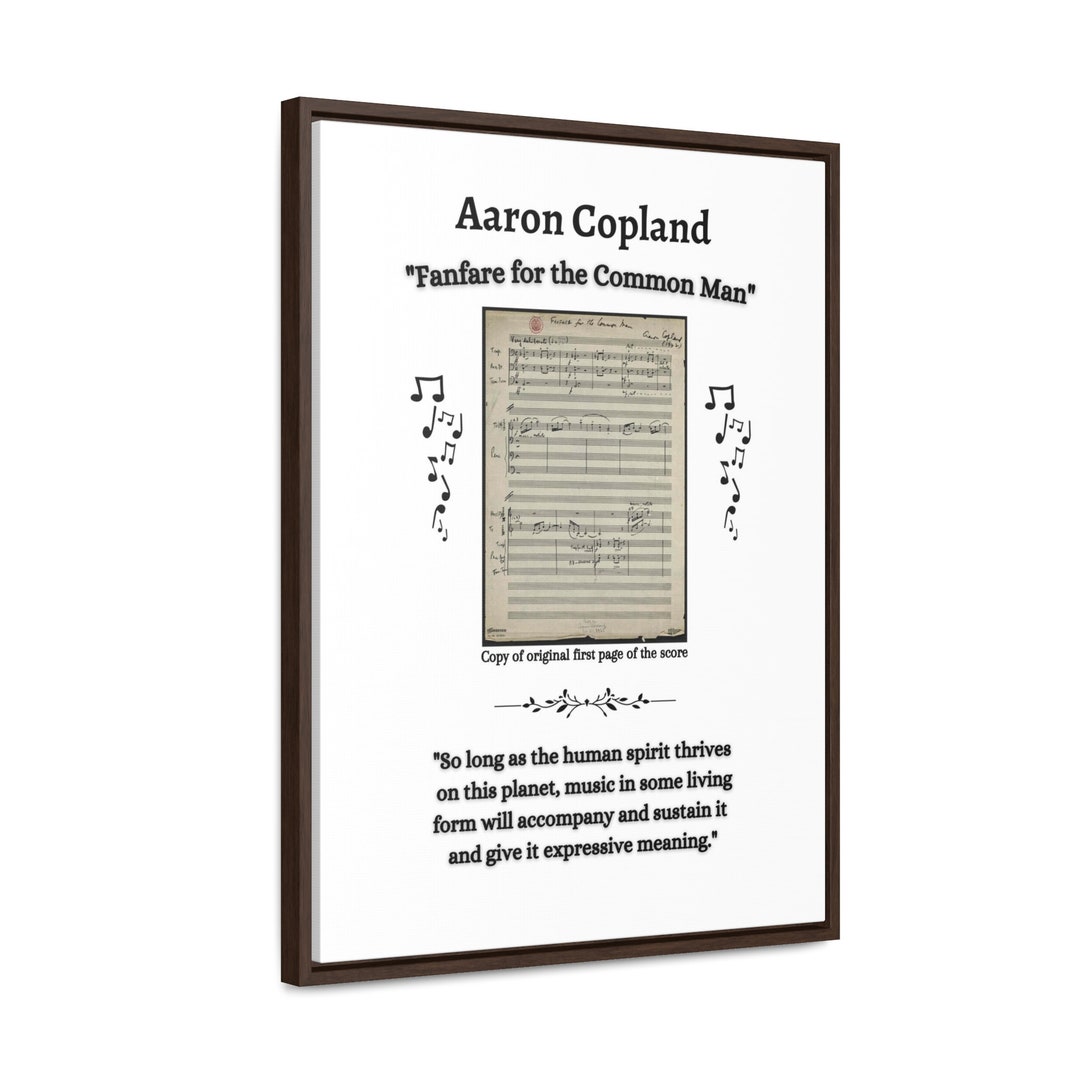 Aaron Copland Quote, Aaron Copland Wall Art, American Composer, Quote ...