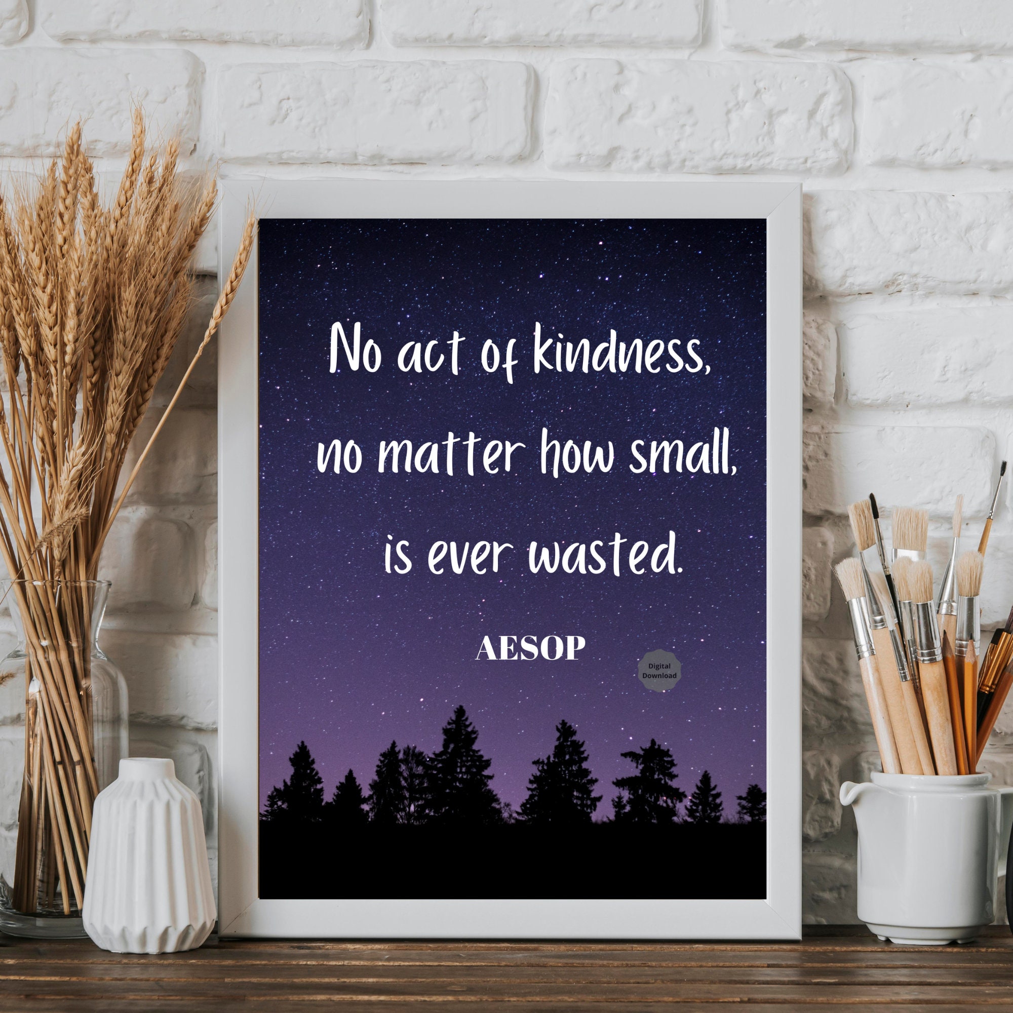 An Act of Kindness. Wall Art, Printable Wall Art, Wall Hangings ...