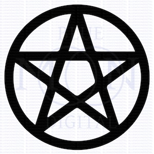 Paganism Symbols Png Wicca Pentagram Triskelion Flag - Etsy
