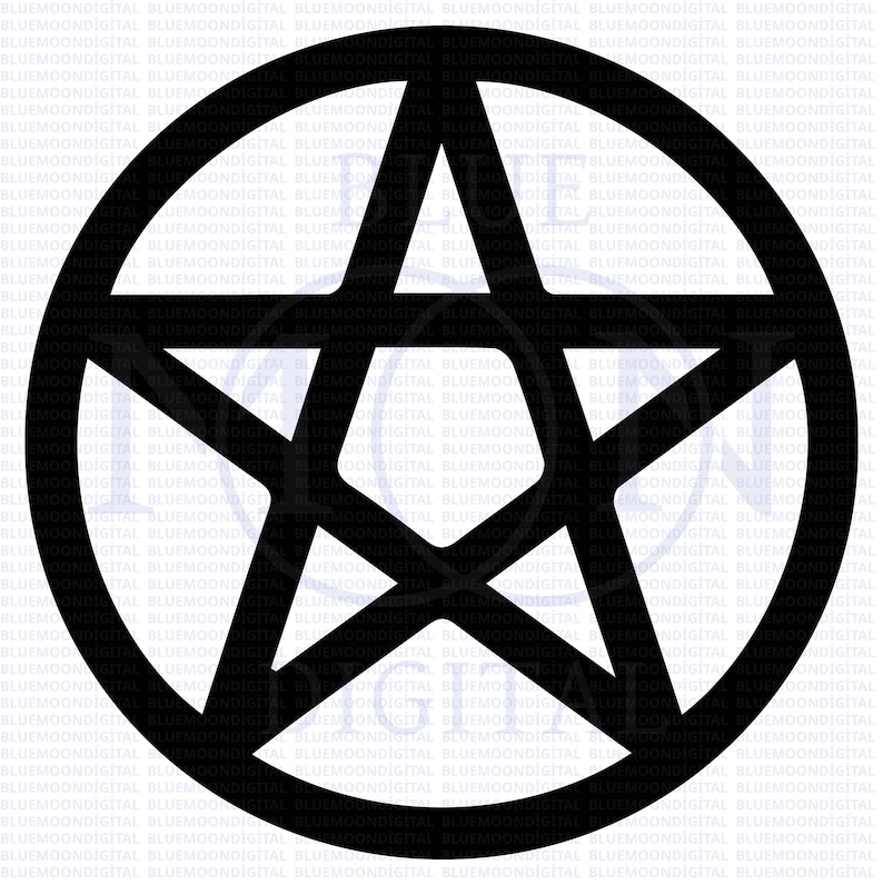 Paganism Symbols Png Wicca Pentagram Triskelion Flag - Etsy
