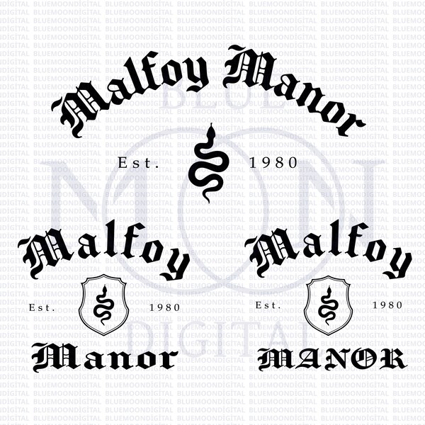 Draco Malfoy Svg - Etsy